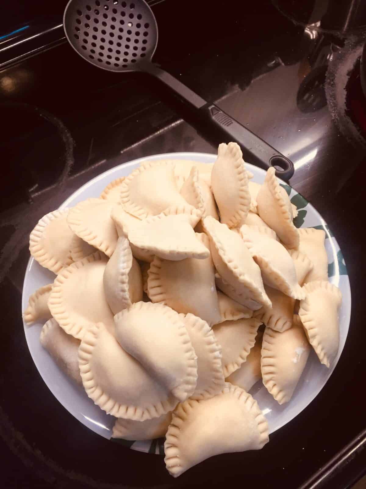 Caramelized Onion, Potato & Cheese Pierogi | Confessions of a Grocery ...