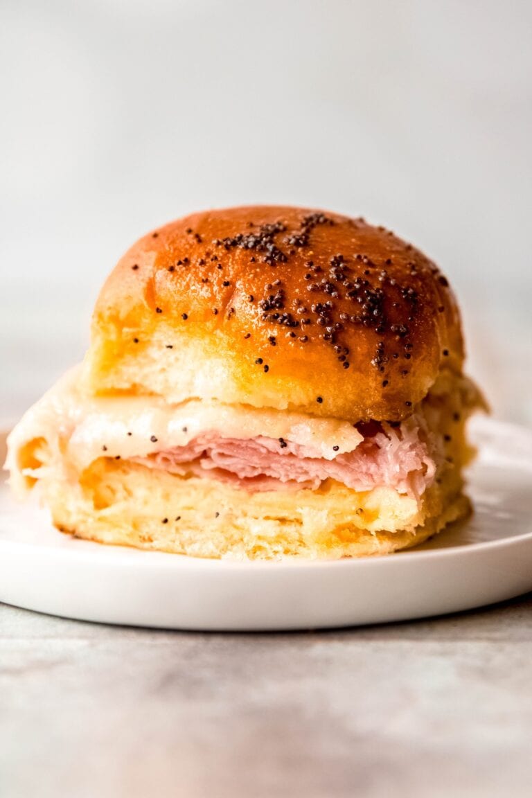 Easy Swiss Cheese Ham Delights (Hawaiian Roll Sliders)
