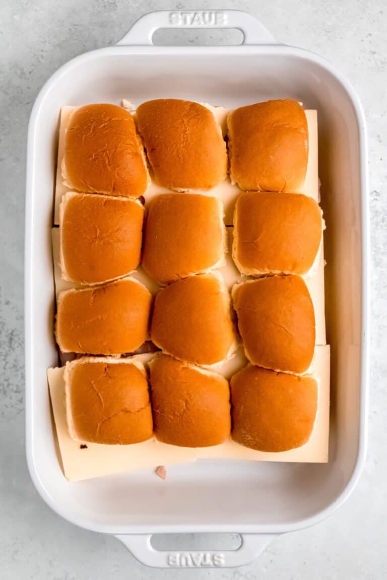 Easy Swiss Cheese Ham Delights (Hawaiian Roll Sliders)