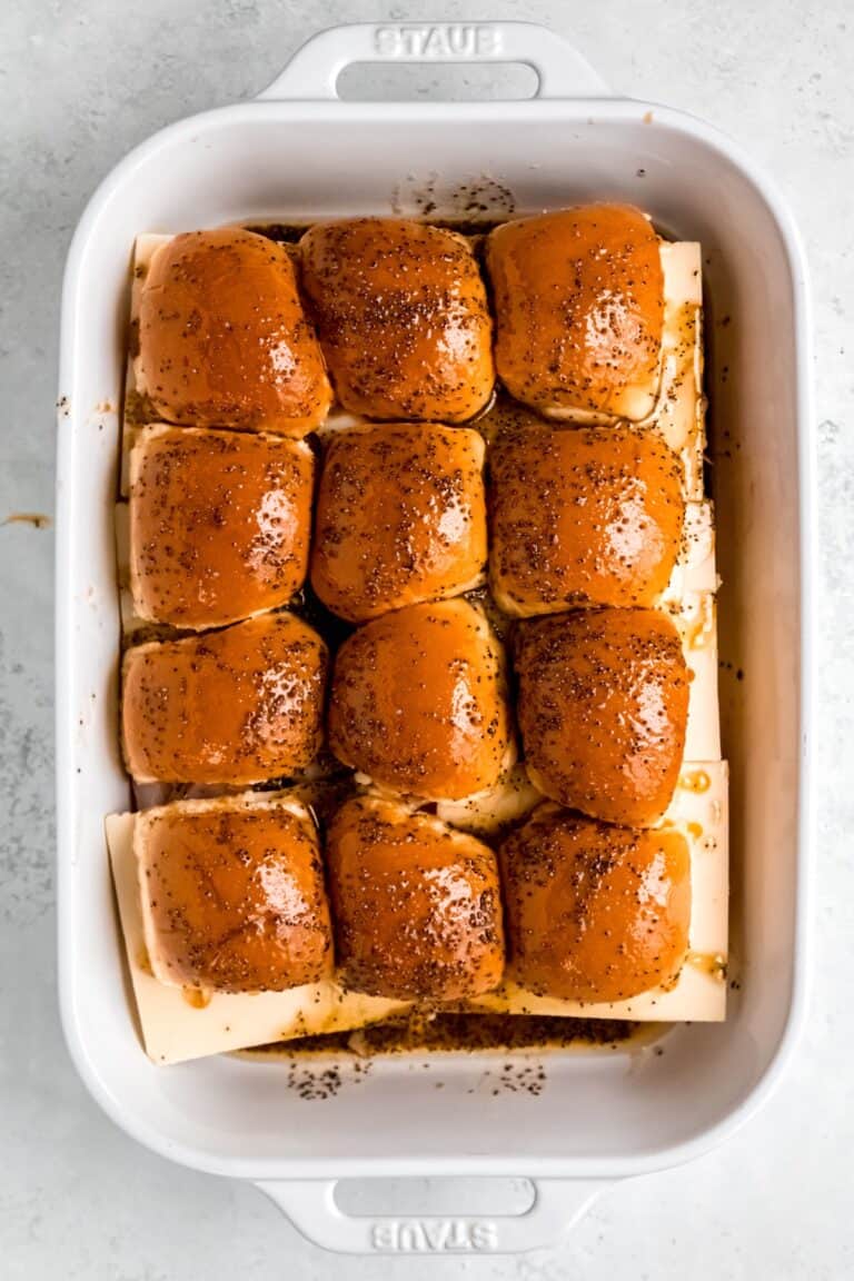 Easy Swiss Cheese Ham Delights (Hawaiian Roll Sliders)