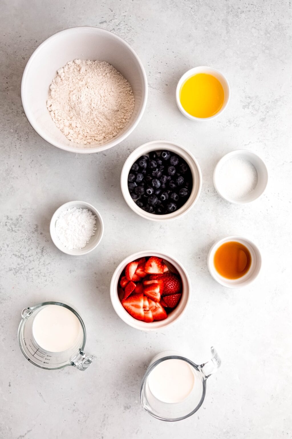 Easy Blueberry Strawberry Shortcakes With Biscuit Mix
